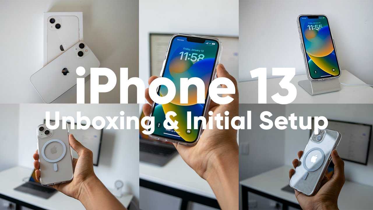 iPhone 13 - Unboxing & Initial Setup (2023) - YouTube
