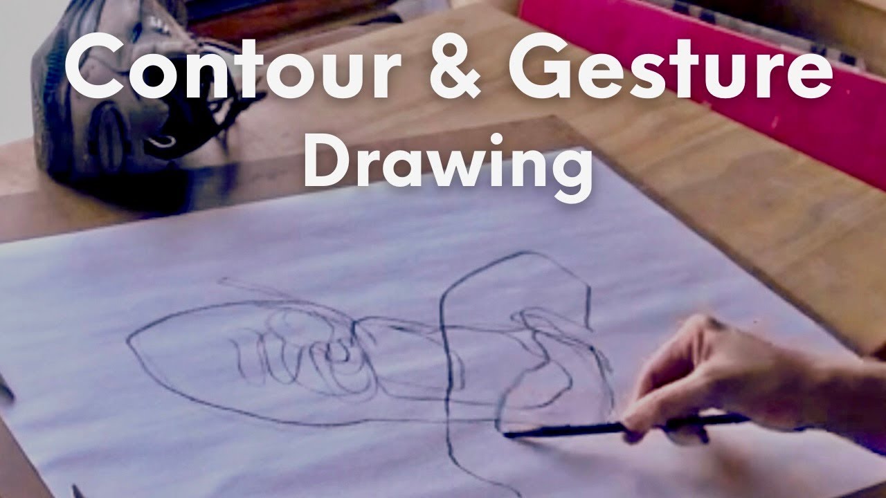 Contour vs Gesture Drawing | Blind, Continuous & Gesture Line Demos ...