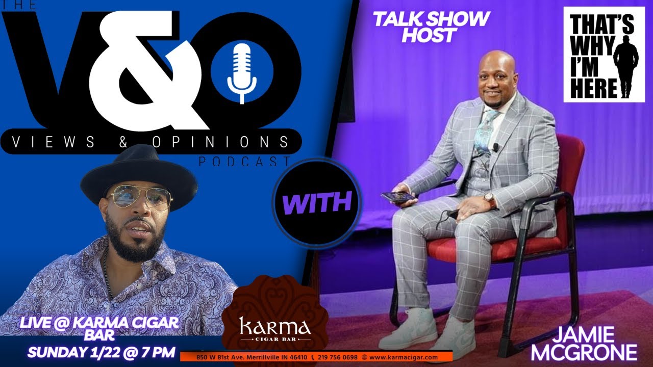 The V&O with Talk Show Host Mr. Jamie McGrone - YouTube