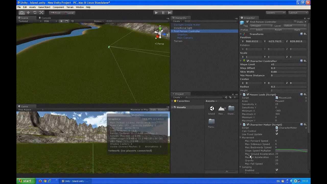 [SOLVED] Unity3d Character Controller Problem - YouTube