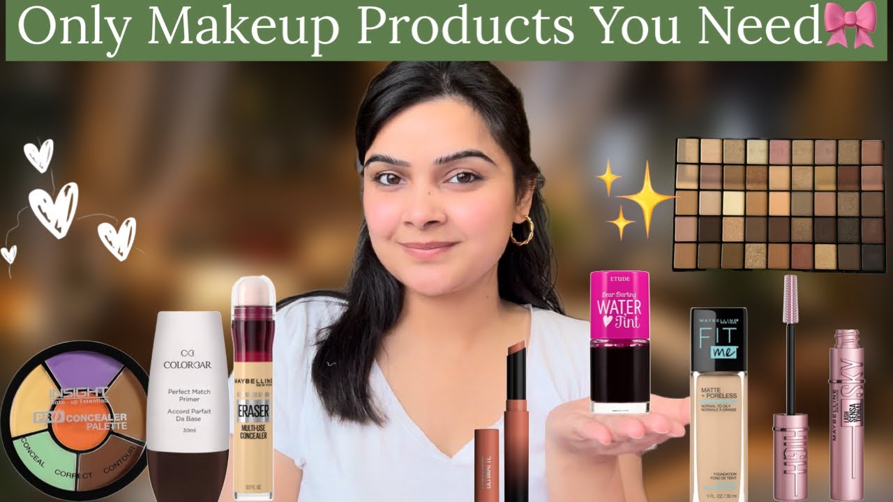 Only Makeup Products You Need💄|| Every Girl Should Know🎀 - YouTube