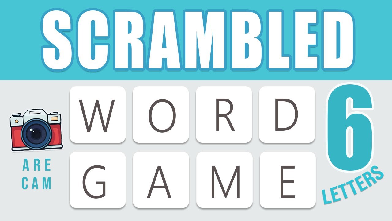 Scrambled Word Games - Guess the Word Game - Word Game Puzzle(6 Letter ...