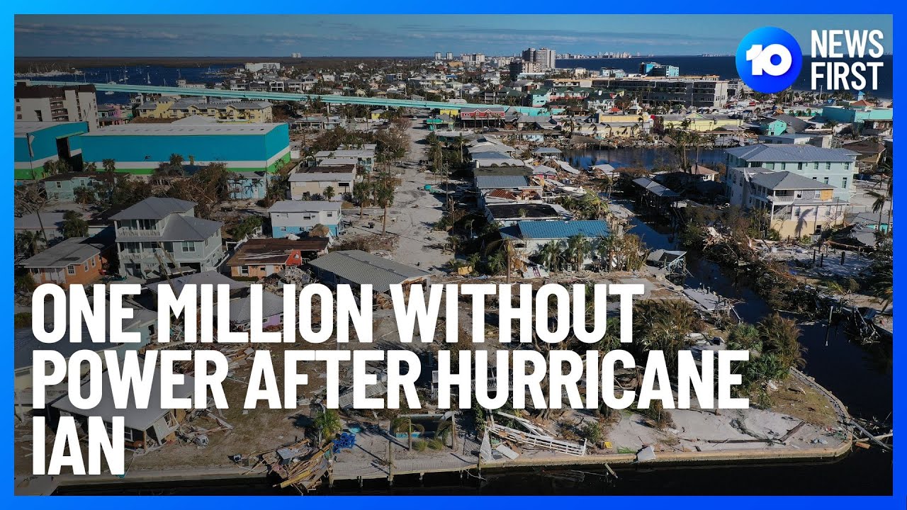 One Million Without Power After Hurricane Ian l 10 News Fir - YouTube