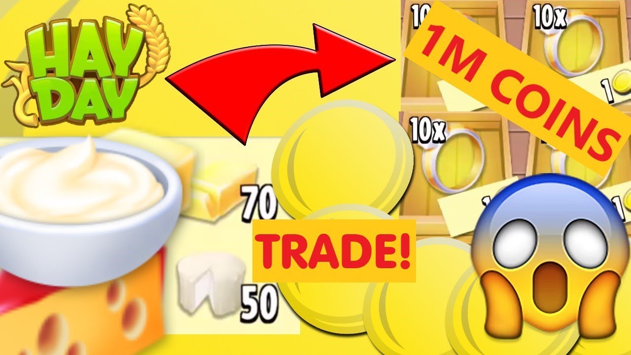 Hay Day - Dairy Trade for 1M Coins - YouTube