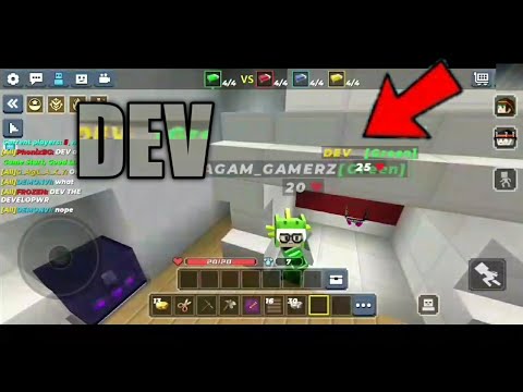 I met DEV in bedwars |Blockman Go| - YouTube