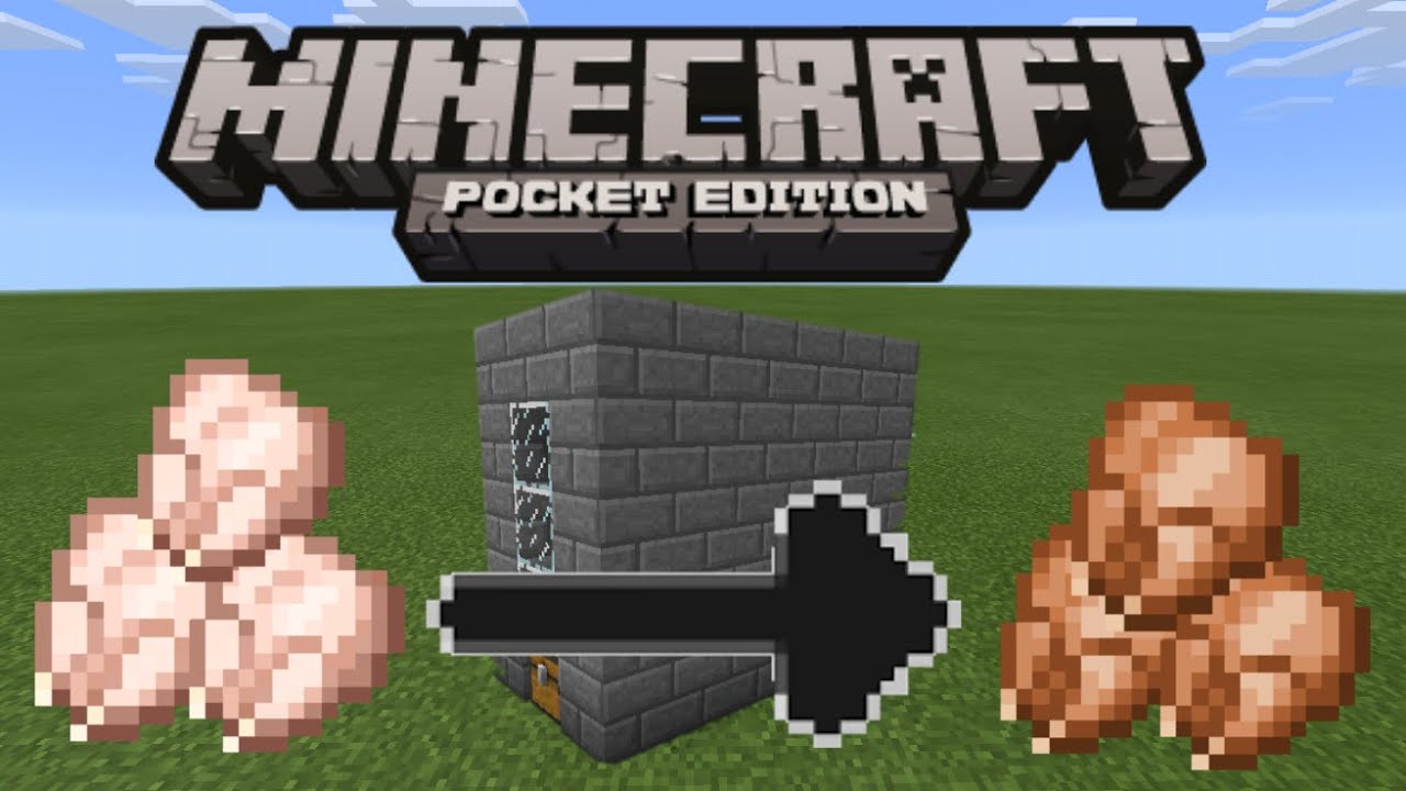 Minecraft PE tutorial: Cooker machine - YouTube