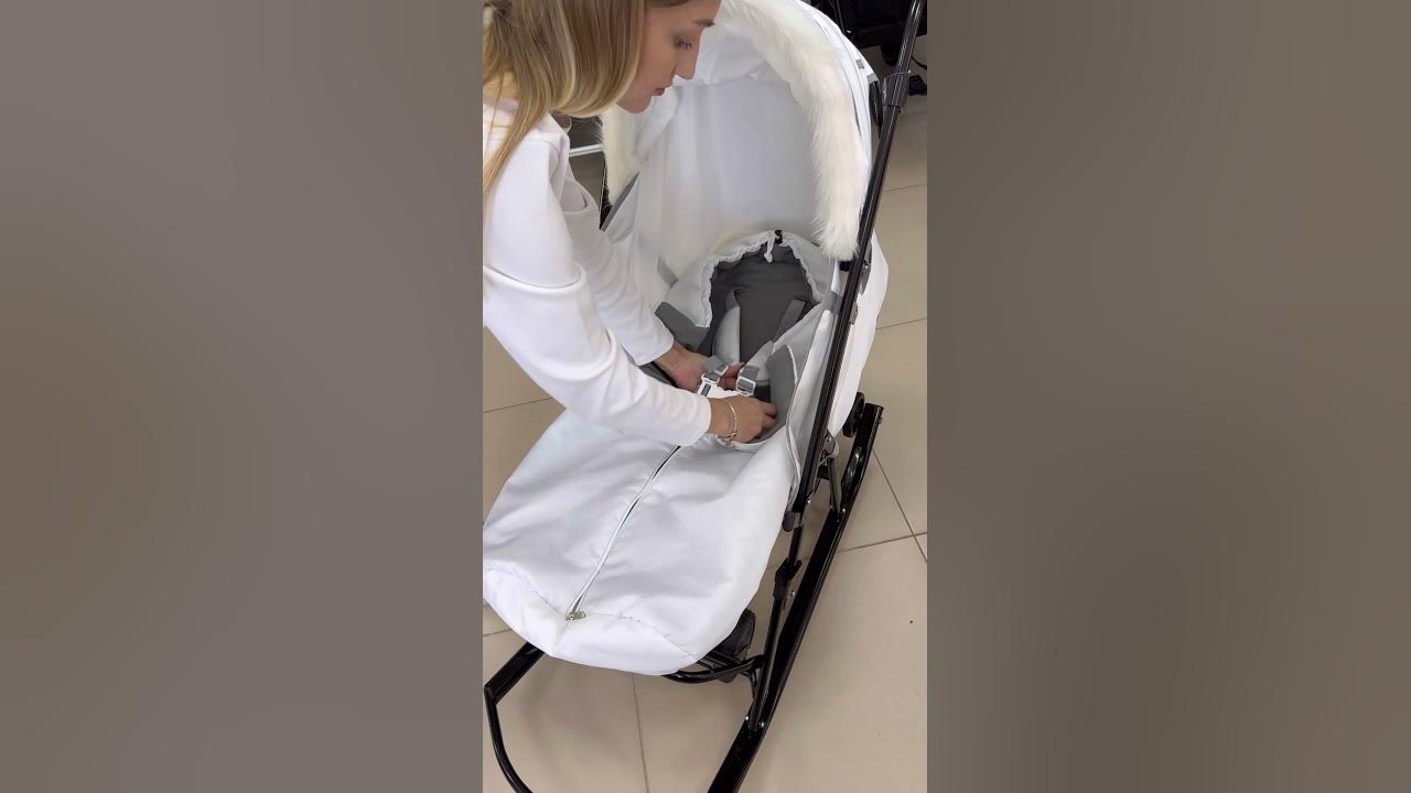 Санки-коляска Pikate Арктик - YouTube