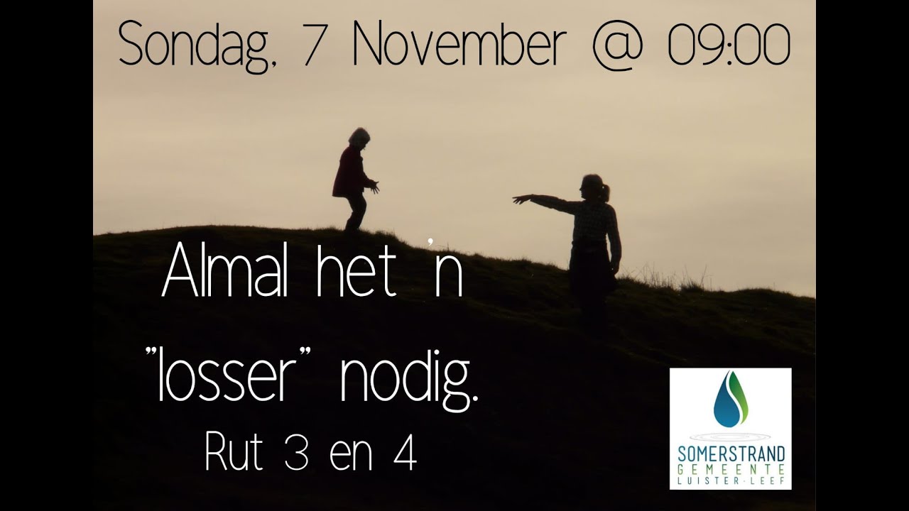 Konsistorie-kerk @ Somerstrand 7 November 2021 - YouTube