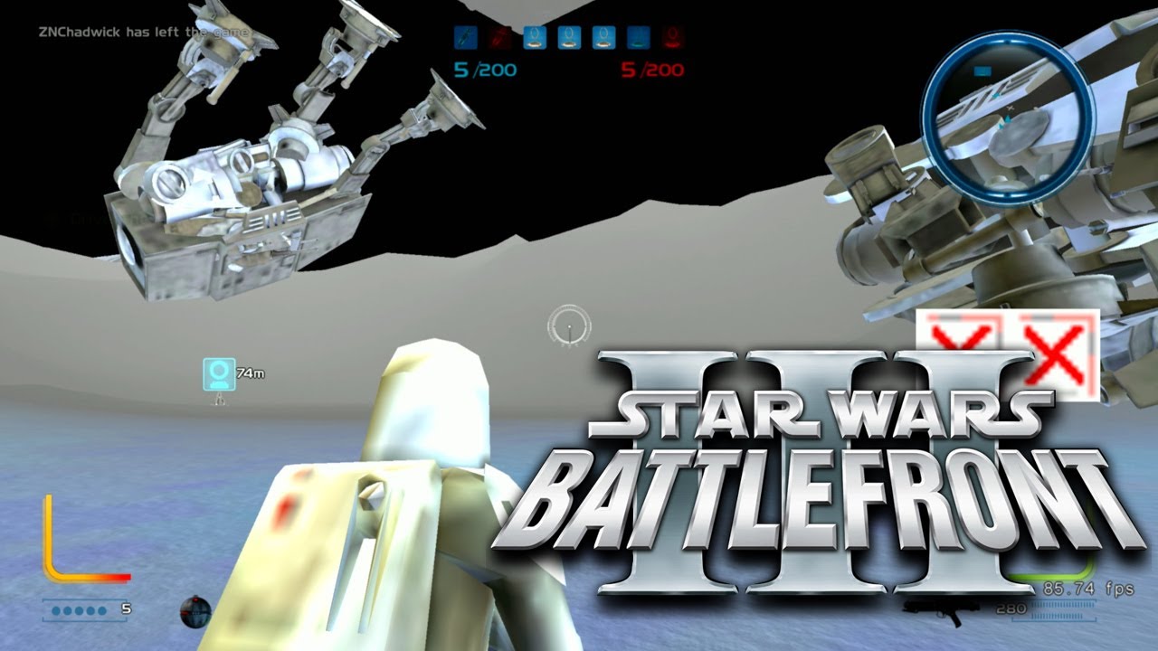 ATAT Walkers start bugging out in the unreleased BattleFront 3 - YouTube