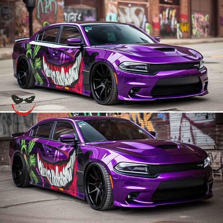 dodge charger Marvel Edition #avengers #superhero #spiderman #joker # ...