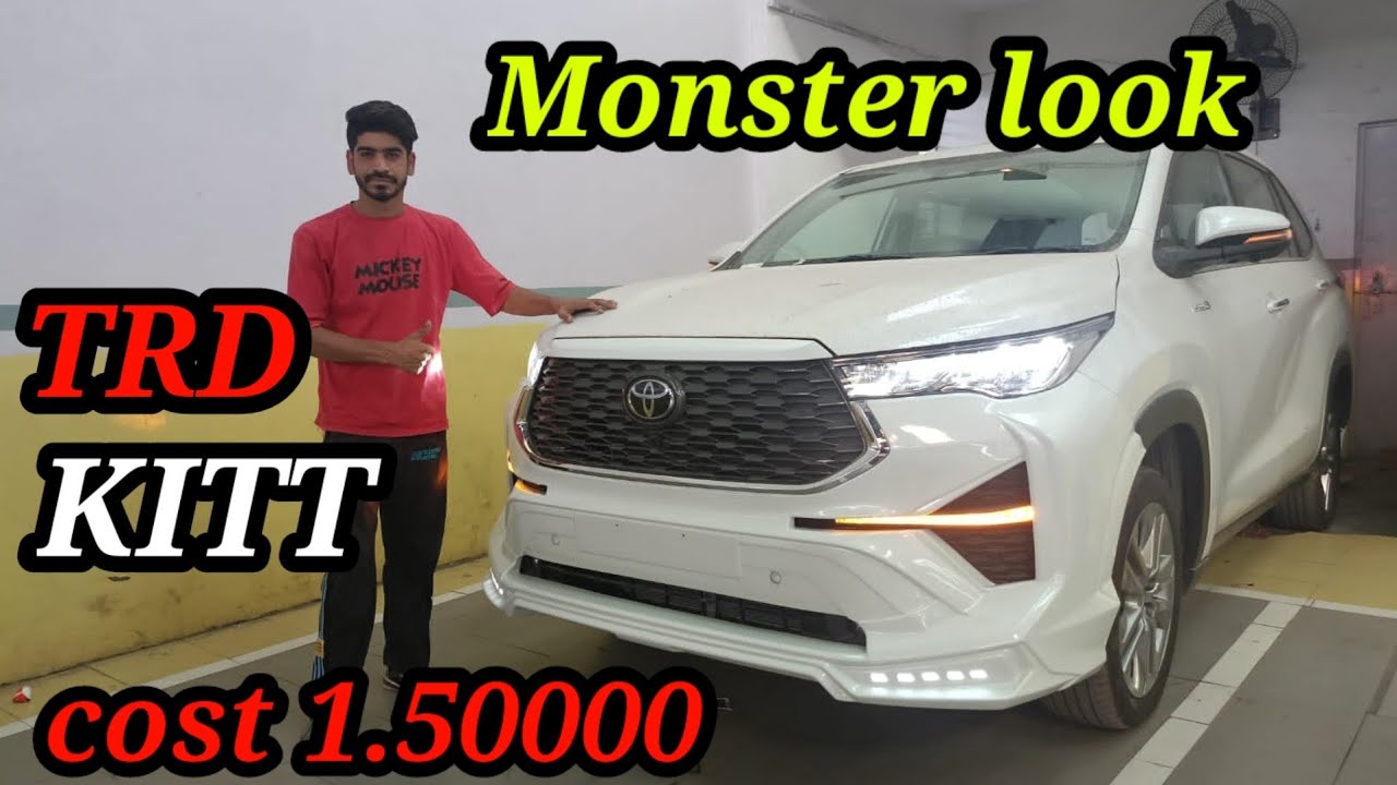 Innova hycross TRD Kit modification ।। cost 1.50000 🤯 @Dreamautos19 # ...