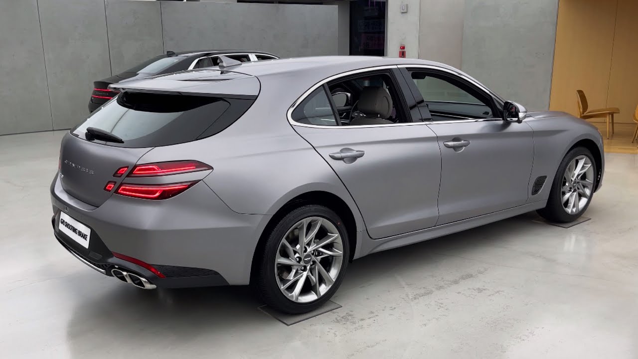 2022 GENESIS G70 Shooting Brake 2.0T 'Bond Silver' EXTERIOR/INTERIOR ...