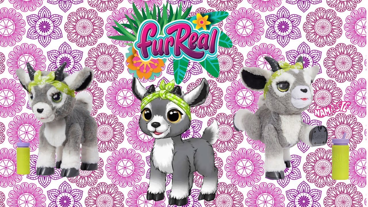FurReal Daisy The Yoga Goat Interactive Toy Unboxing & Playthrough ...