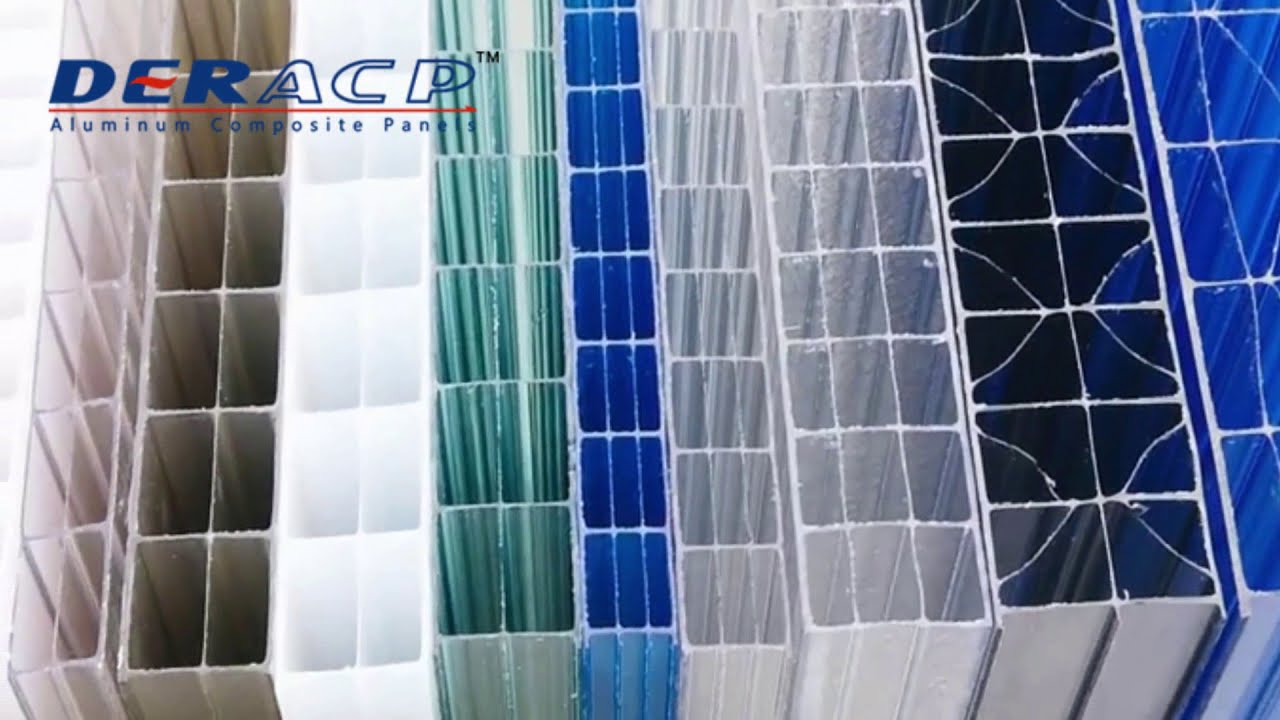polycarbonate sheet colours - YouTube