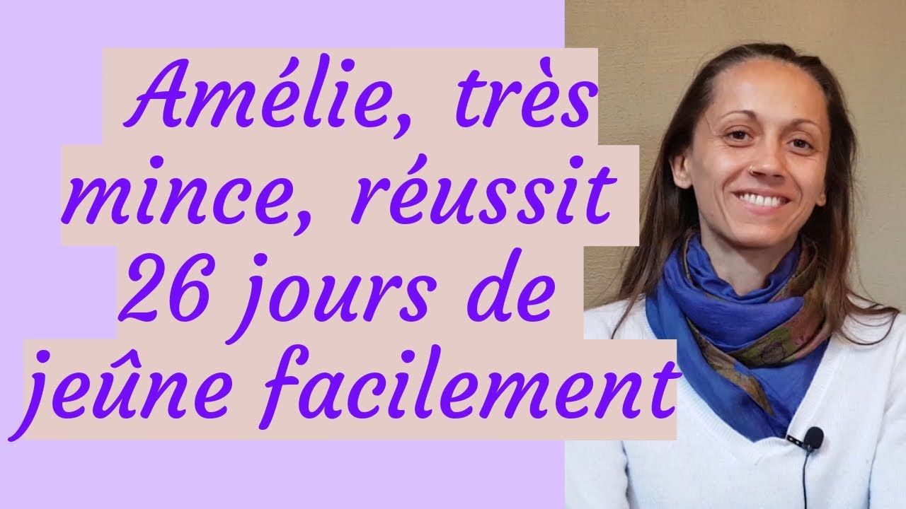 JEÛNE EN LONGUE DURÉE POUR UNE PERSONNE MINCE - YouTube