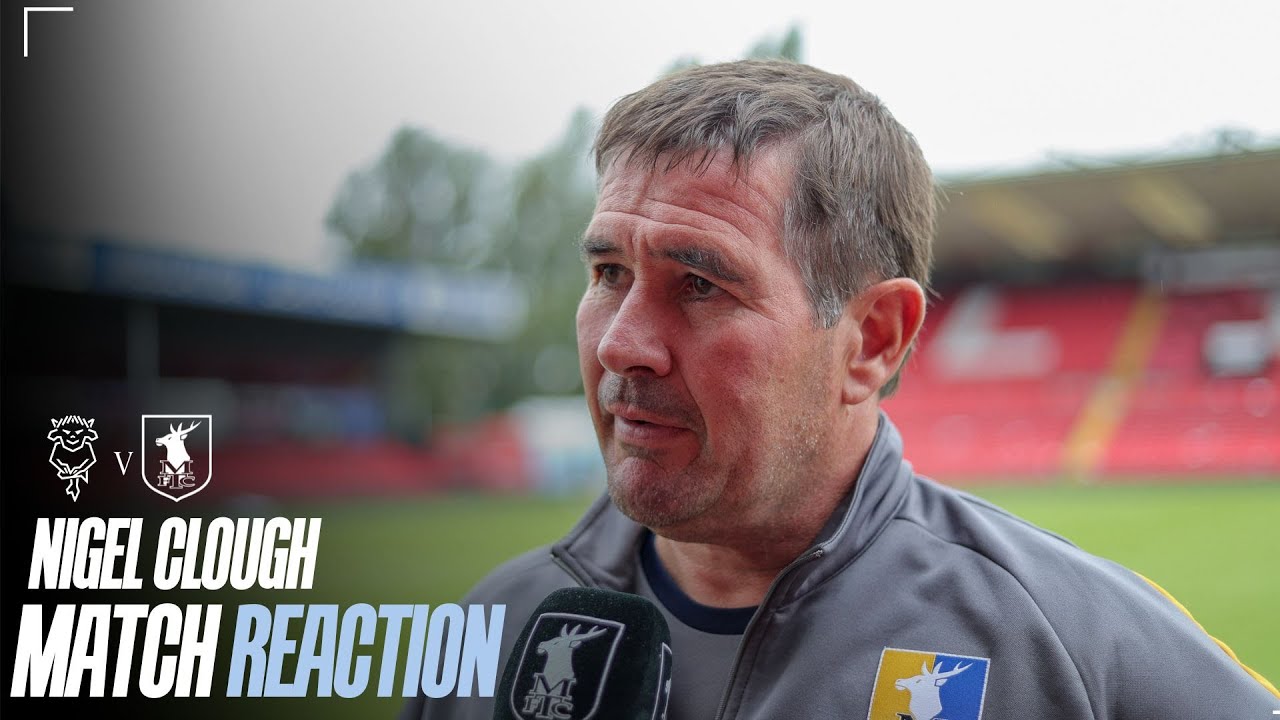 Nigel Clough post-match interview🎙️| Lincoln 1-1 Stags - YouTube