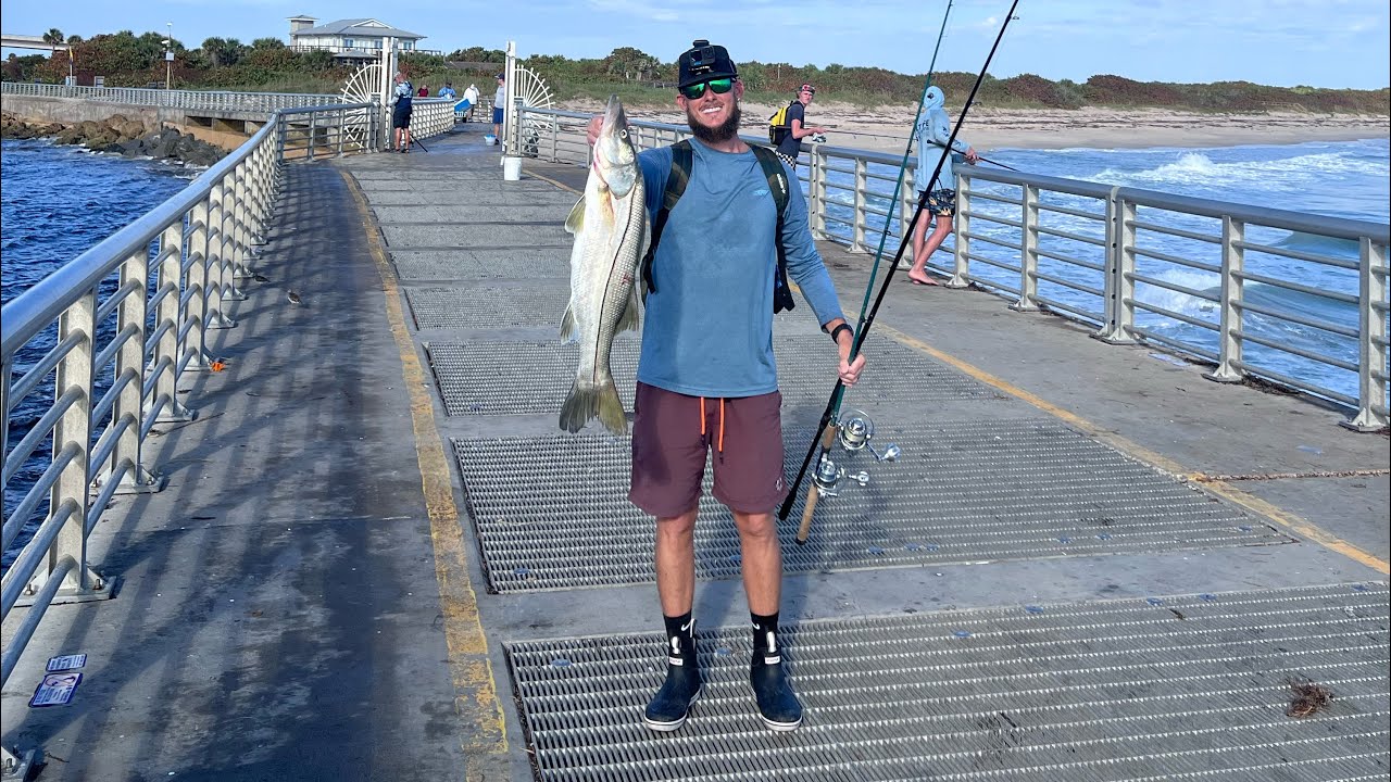 SECRET BAIT CATCHES ME COUNTLESS SNOOK (SEBASTIAN INLET PIER FISHING ...
