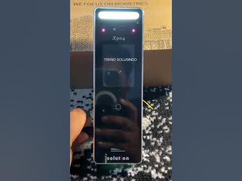 Mesin absensi wajah solution x904 #unboxing #mesinabsensi #accessdoor #facerecognition - YouTube