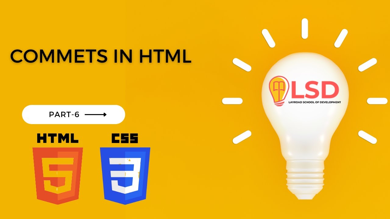 HTML Tutorial In Hindi [Part-6] | Comments In HTML - YouTube