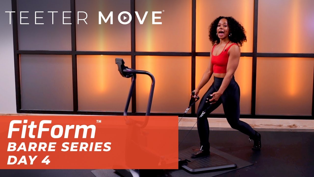 Barre Series - Day 4 | FitForm Home Gym | Teeter Move - YouTube