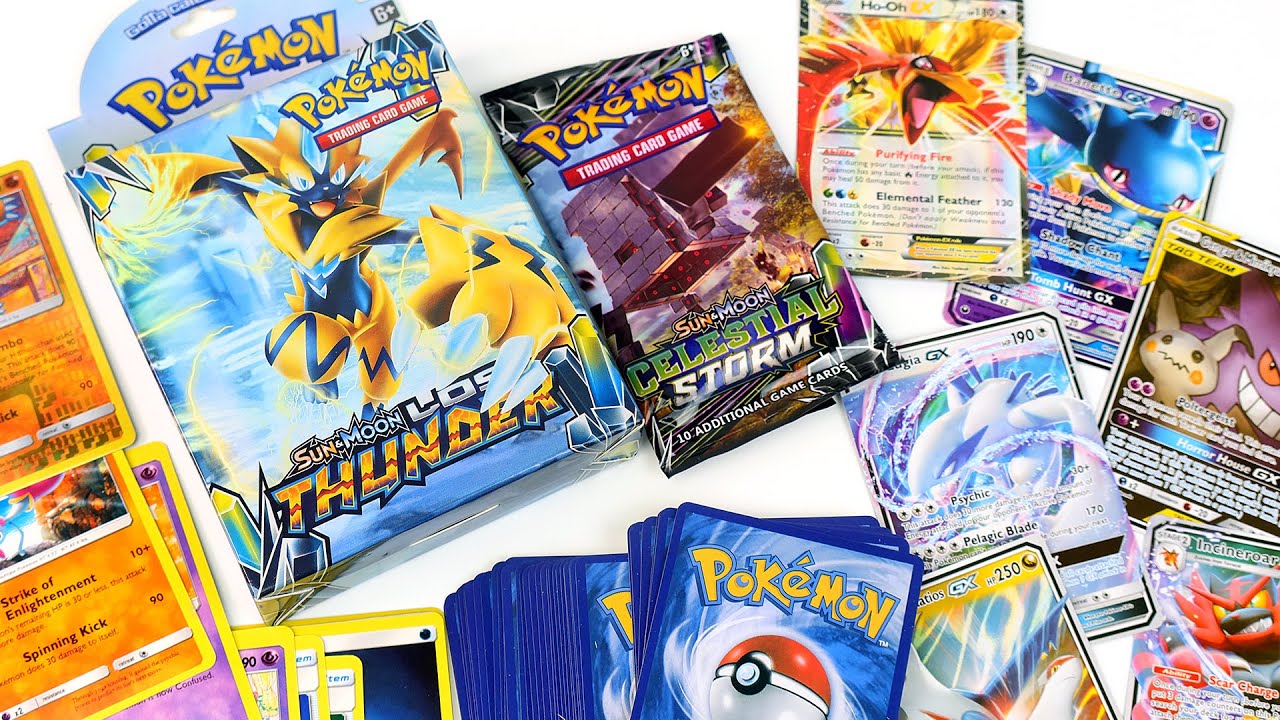 Pokemon Trading Card Game Lost Thunder Box from Aliexpress - YouTube