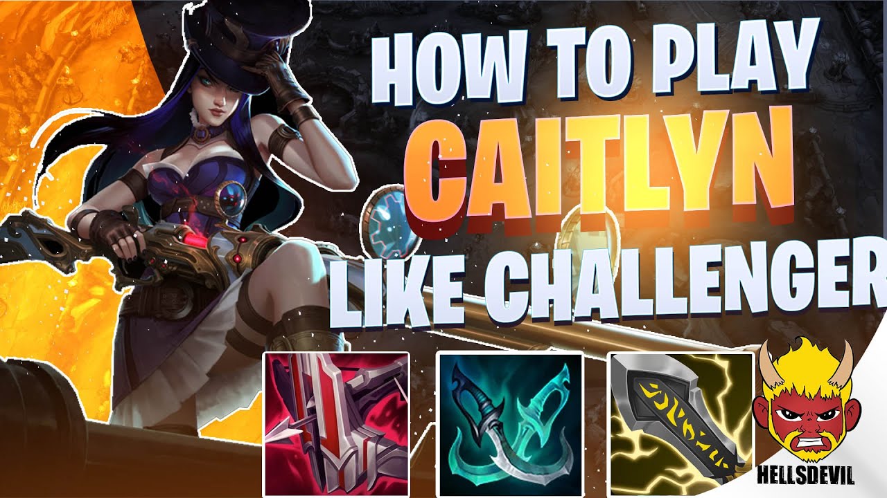WILD RIFT | How To Play Caitlyn Like A Challenger! | Challenger Caitlyn ...