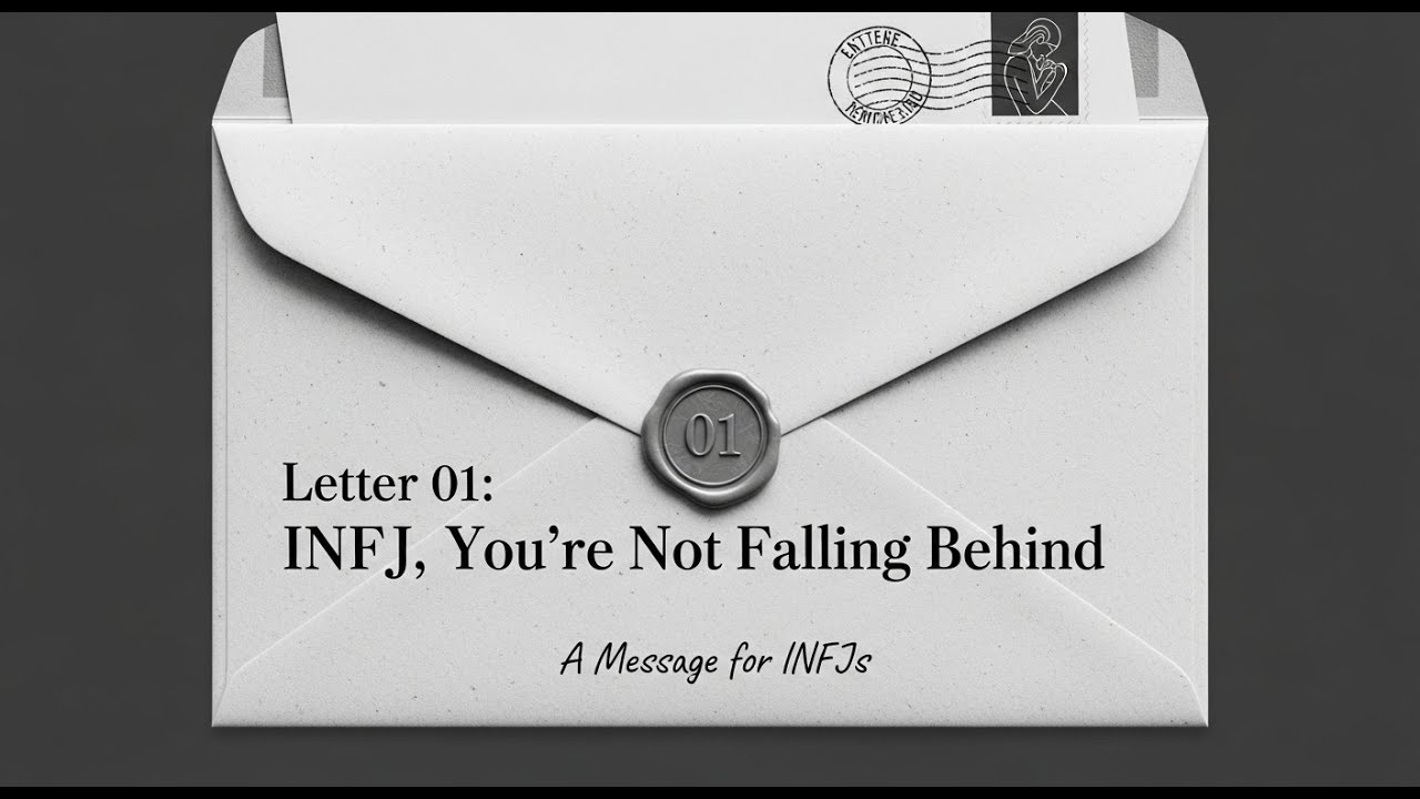 Letter 01: INFJ, You’re Not Falling Behind - YouTube