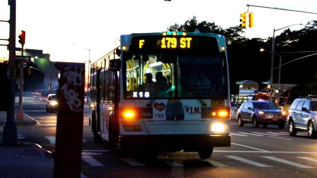 MTA New York City Bus 2011 Orion VII EPA10 / E10 "3G" 7036 On The F ...