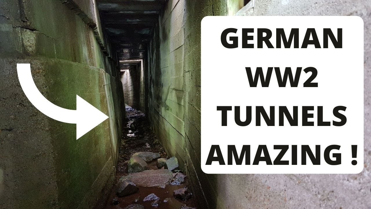 Exploring German WW2 tunnels and caves .AMAZING ! - YouTube
