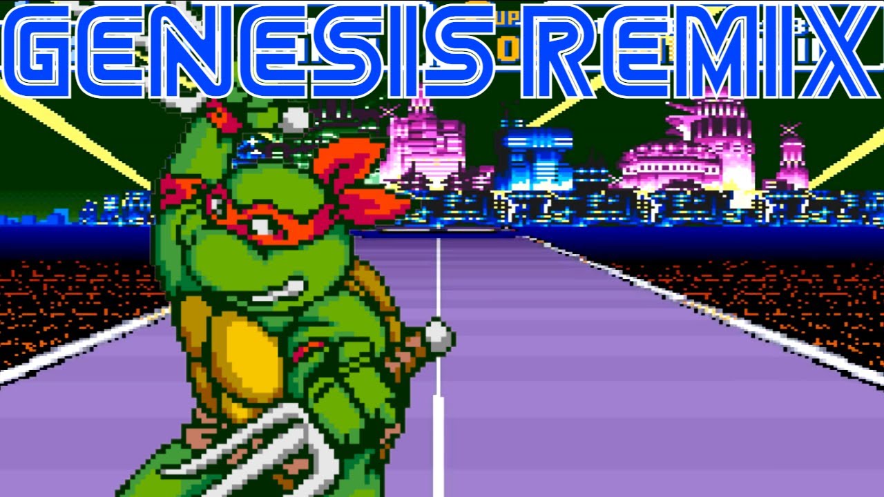 TMNT IV: Turtles in Time - Neon Night-Riders (Sega Genesis Remix) - YouTube