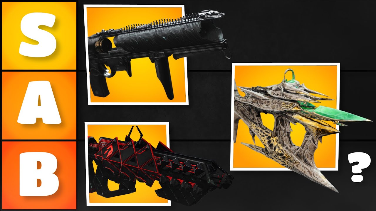 Every EXOTIC Kinetic Weapon RANKED by a Slightly Above Average Player ...