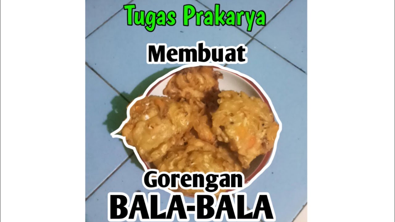 Makanan Daerah - Membuat Bala-bala simple mudah dibuat - YouTube
