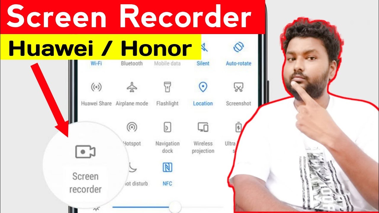 Screen Record | Honor & Huawei Mobile | How To Record Screen | 8x ...
