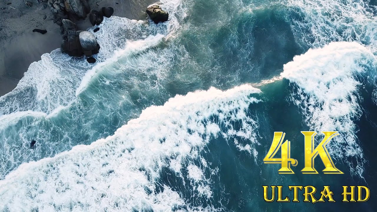 4K Tidal Waves: Splendor and Power - YouTube