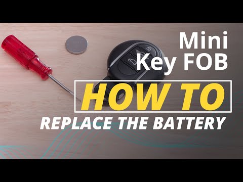 Key Fob Battery Replacement In MINI Cooper - YouTube
