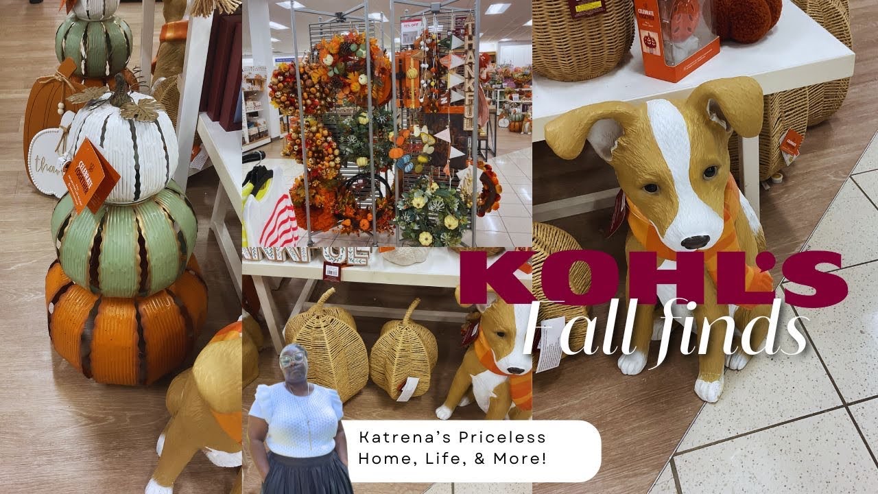 🍁🍂KOHL’s FALL DECOR #falldecor #shopwithme #autumn #wreaths #pumpkins # ...