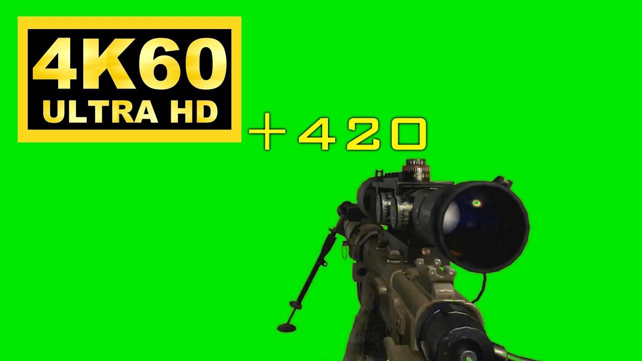 Quickscope +420 - GREEN SCREEN 4K60 - YouTube