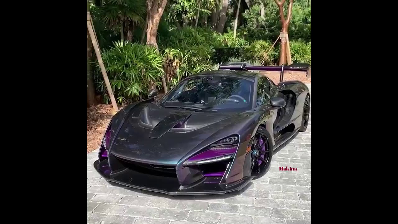 McLaren Senna in unique exposed carbon fiber chameleon. - YouTube