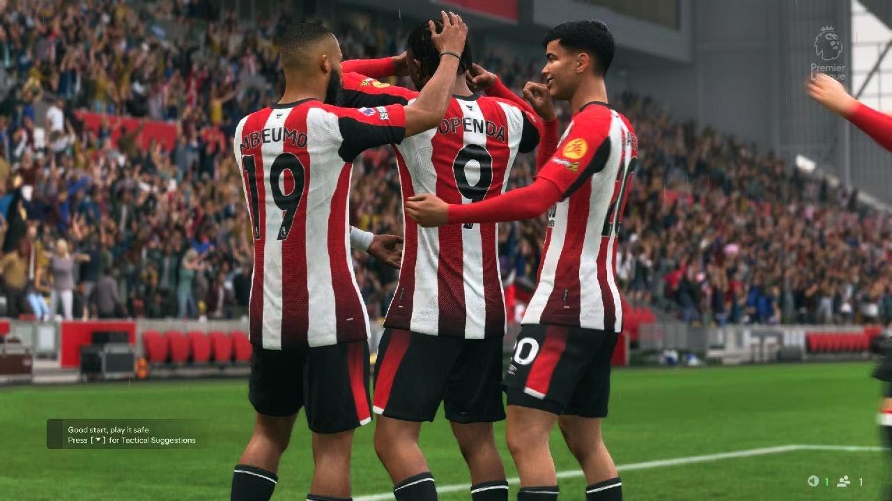 EA FC 25.Loïs Openda Acrobatics Vs Ipswich - YouTube