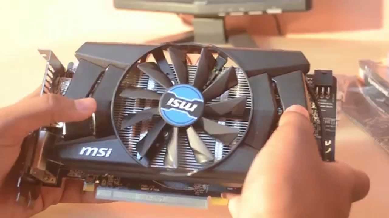 MSI AMD/ATI R7 265 OC 2GB GDDR5 Graphics Card Unboxing and Overview ...