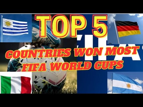 Top5 Countries who have won most FIFA world cups|#fifa #fifaworldcupqatar2022 #viralvideo # ...