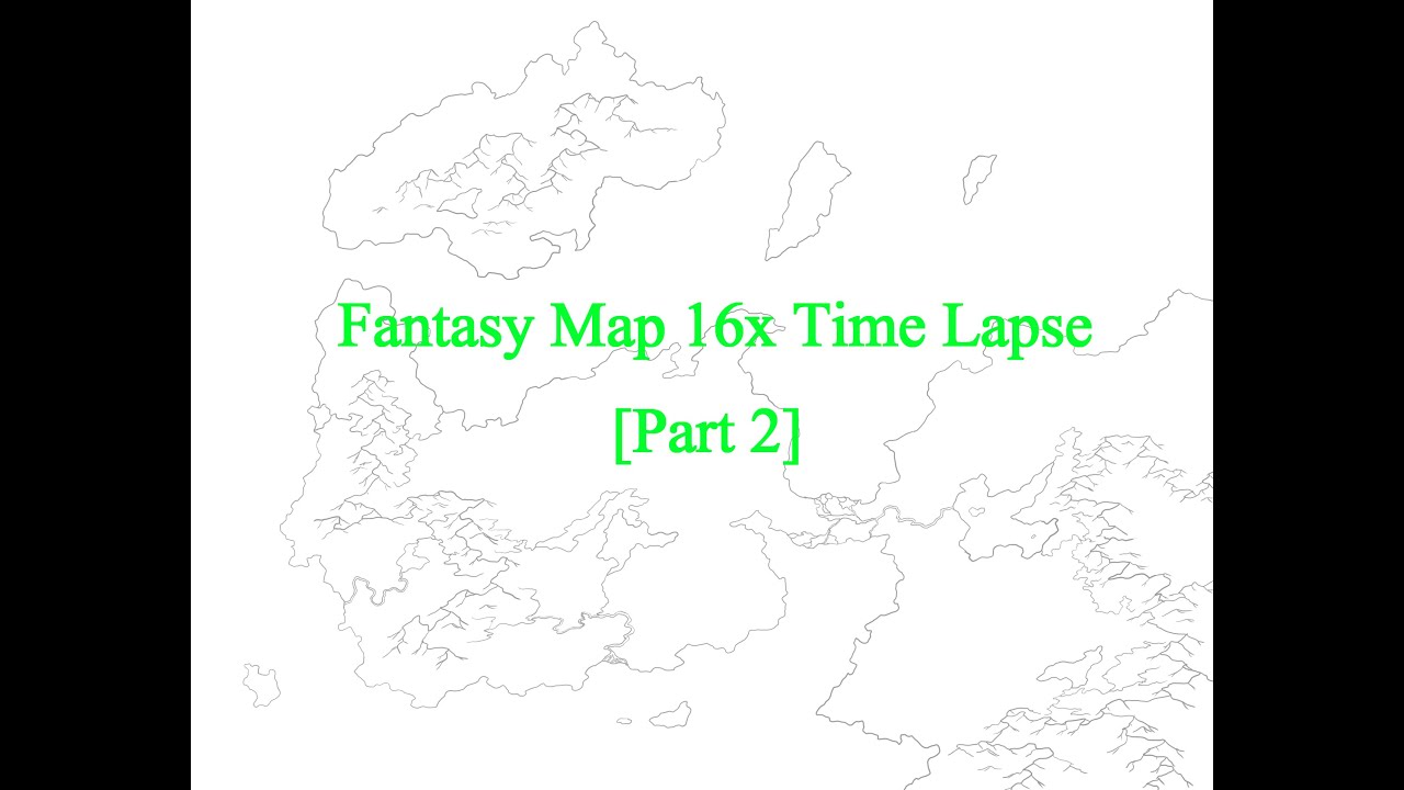 Fantasy Map 16x Time Lapse [Part 2] - YouTube