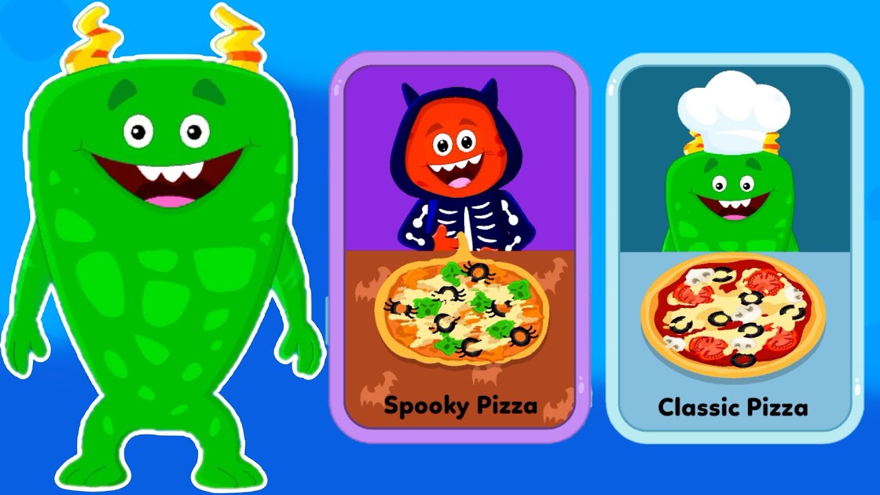 Make a Classic Monster Pizza | KidloLand Kids Games | Cooking for Kids ...