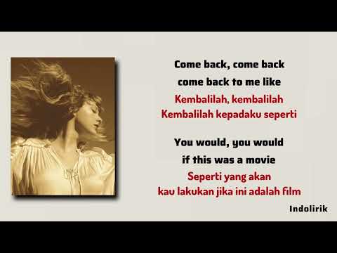 If This Was A Movie | Taylor Swift - Lirik Terjemahan