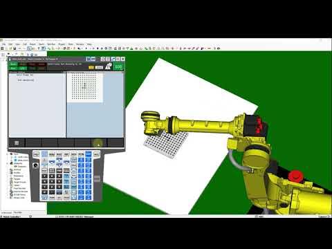 Fanuc Roboguide Tutorial : 2D Vision Multi View Vision Process. - YouTube