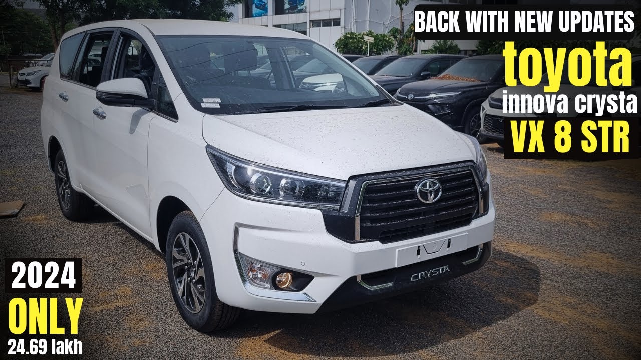 2024 toyota innova crysta VX 8 Seater ₹ 24.6 Lakh | Full Review ...