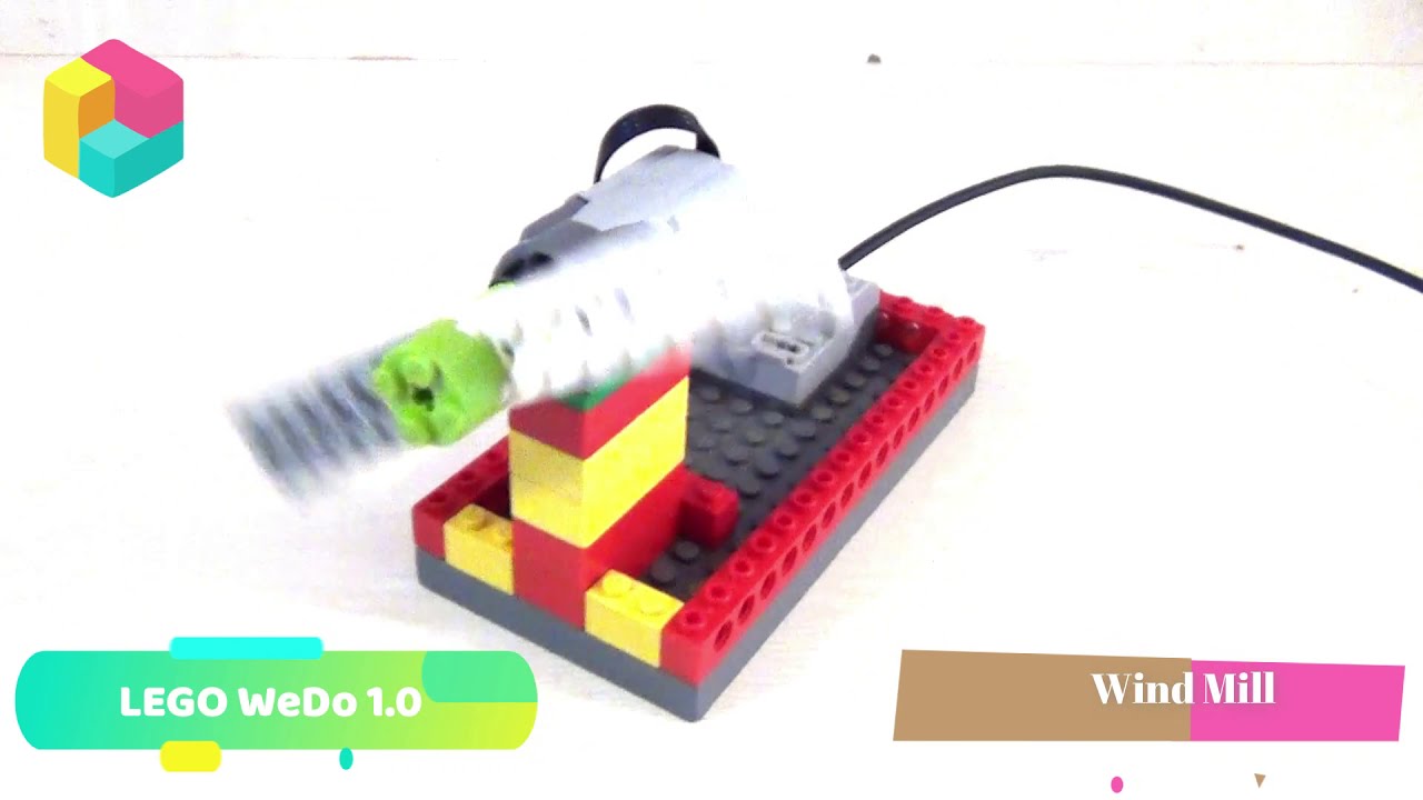 LEGO WeDo 1.0 Wind Mill - YouTube