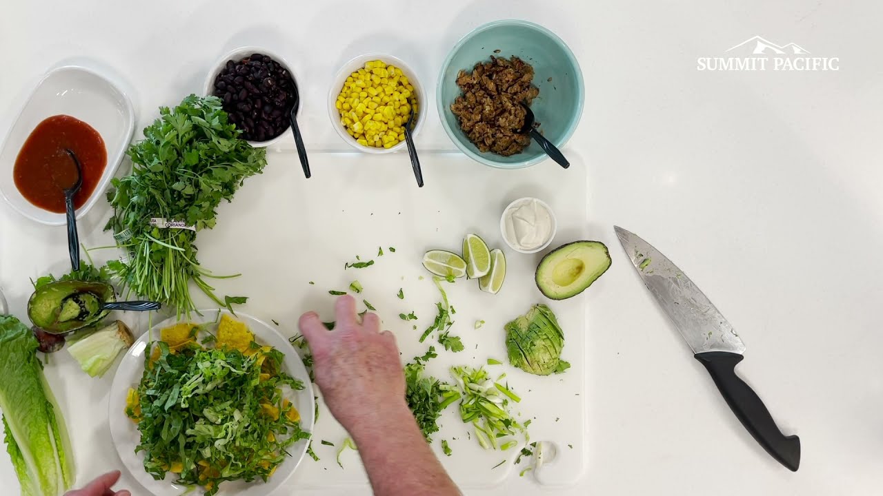 Blue Zones: Haystacks (Taco Salad) - YouTube
