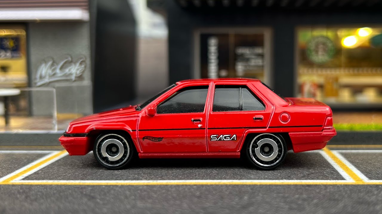 1:64 Diecast Proton Saga by HotWheels - YouTube