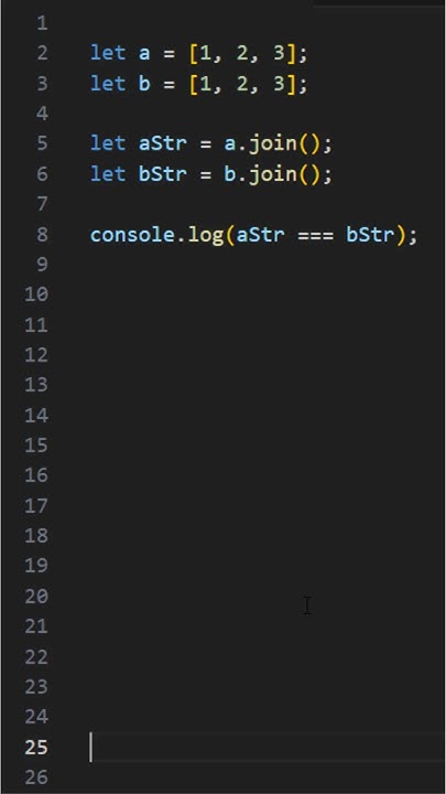 How To Compare Two Arrays One Minute Javascript 1 Min Js Quick Js Shorts Youtube